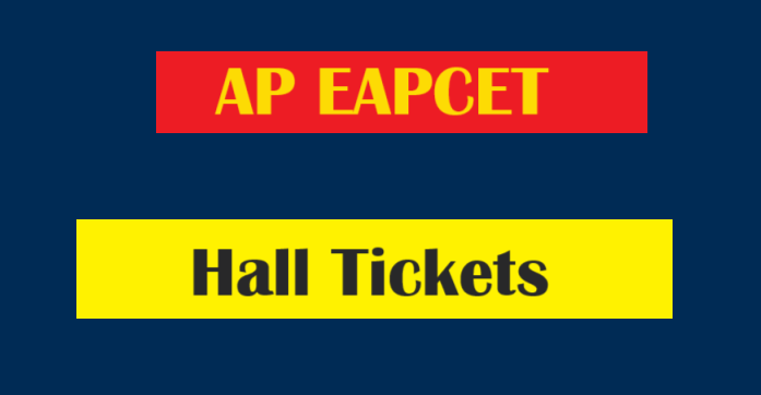 AP EAPCET 2024 Hall Tickets Download from cets.apsche.ap.gov.in ...